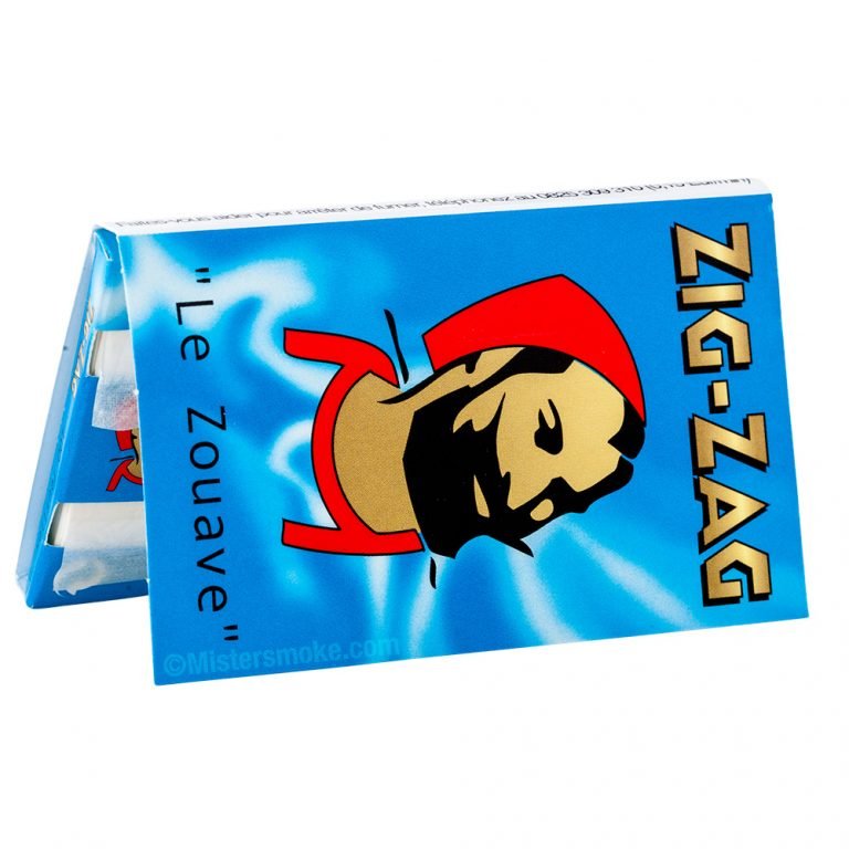 Feuille Zig Zag Bleu - Carnet de 100 feuilles à rouler