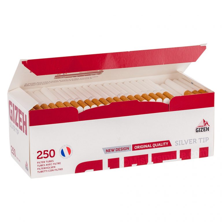 Tubes Gizeh Silver Tip | Tubes cigarette pas cher I Misersmoke