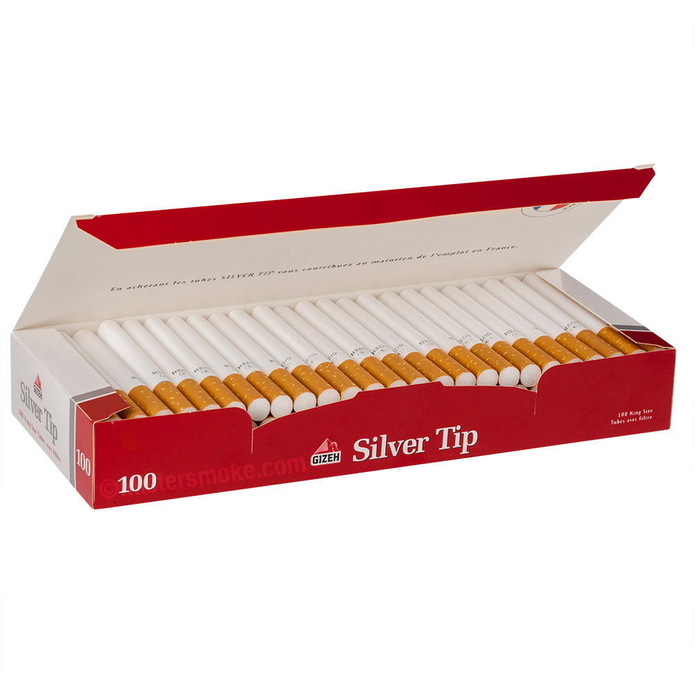 Gizeh Silver Tip par 100 - Tubes a cigarette - Mistersmoke.com