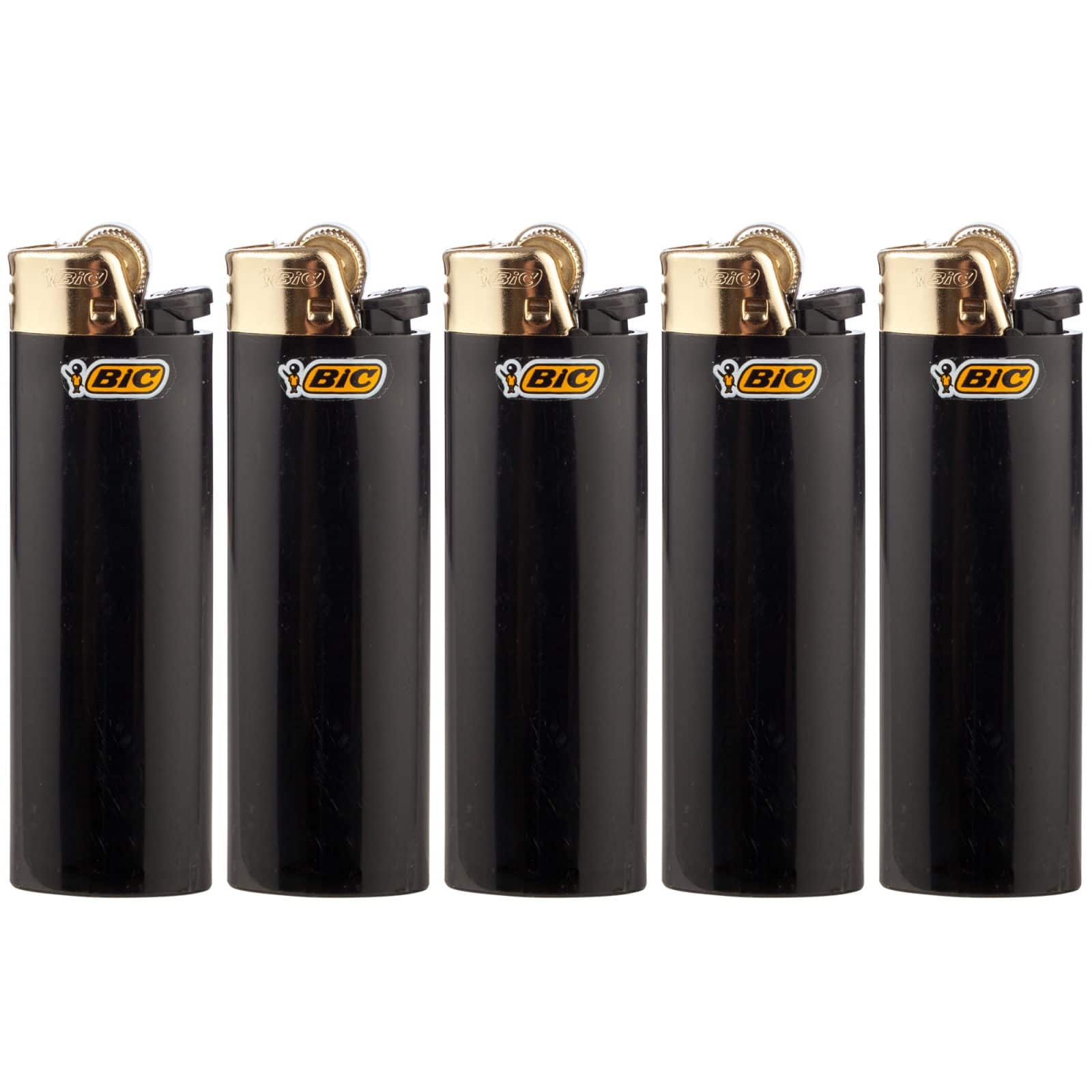 Briquet BIC Noir et Or | Mistersmoke