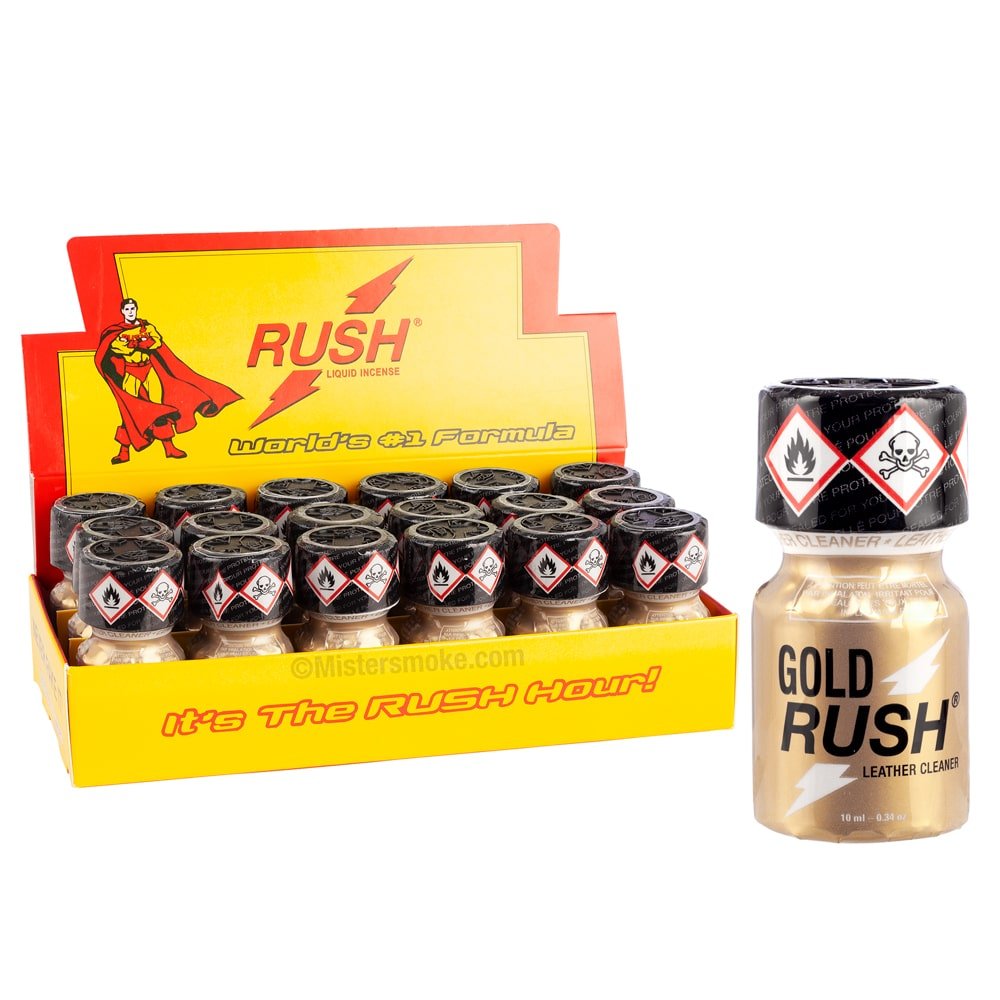 Poppers Rush Gold - 6,90€ seulement - Livraison rapide