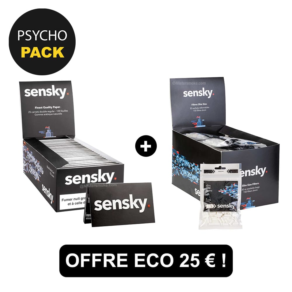 Psychopack Sensky regular + filtres Sensky | Packs | Mistersmoke