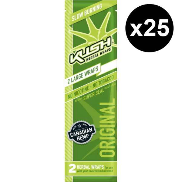 Boite de 25 sachets de Blunt KUSH Herbal - Original - Mistersmoke
